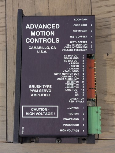 Advanced Motion Controls BE25A20H Brushless Servo Amplifier. | eBay