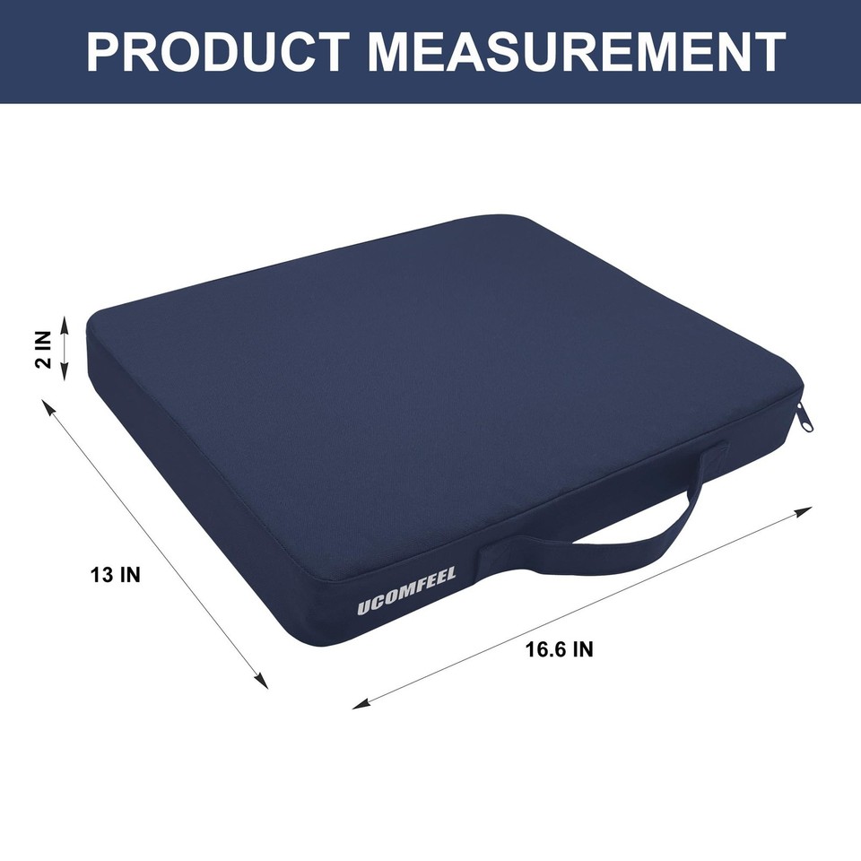 Portable Bleacher Seat Cushions with Handle, 2 Inches Thick, Waterproof ...