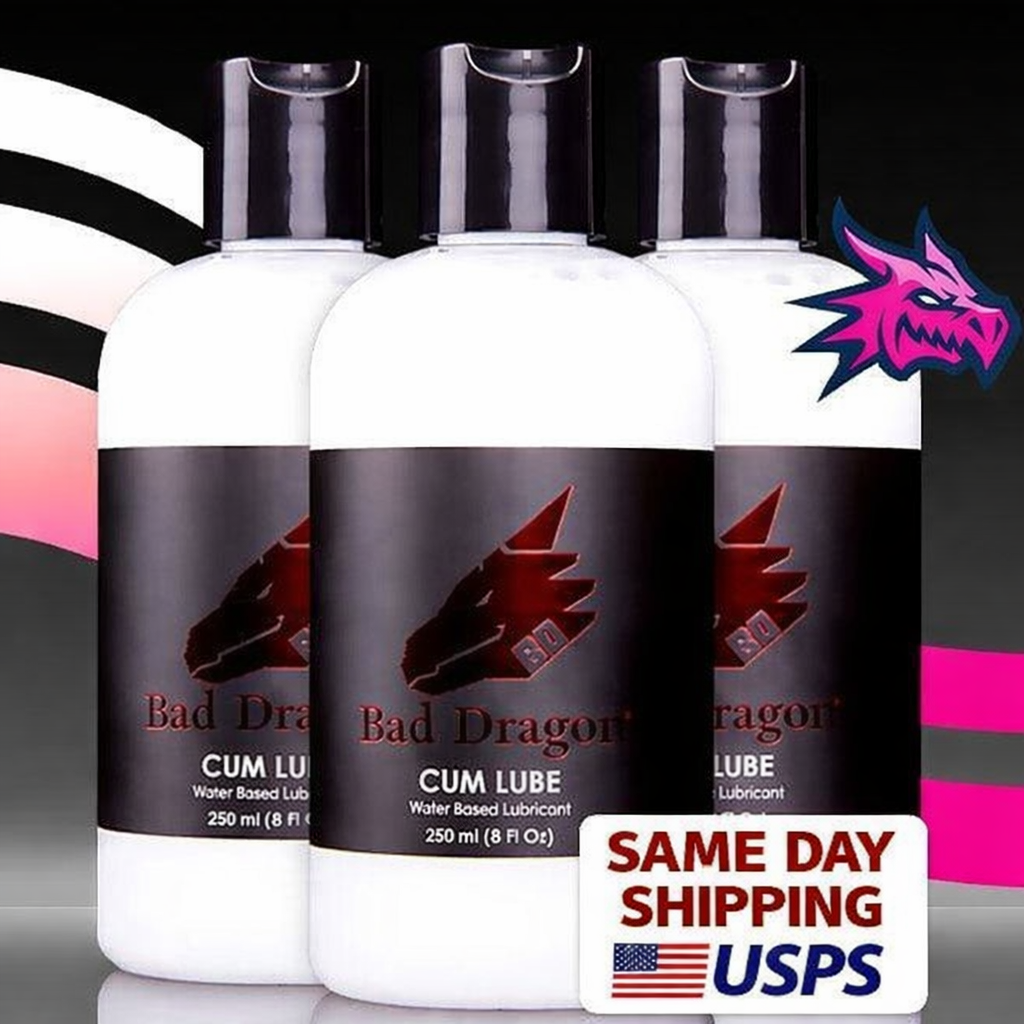 NEW Bad Dragon 🐉 Cum Lube Water Based Lubricant 8 fl oz Discreet ...