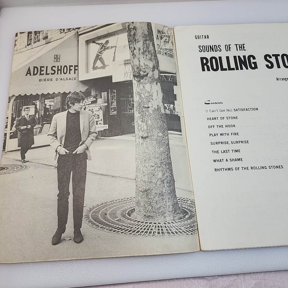 Sounds of The ROLLING STONES Songbook Vintage 1965 Guitar Music Notes ...