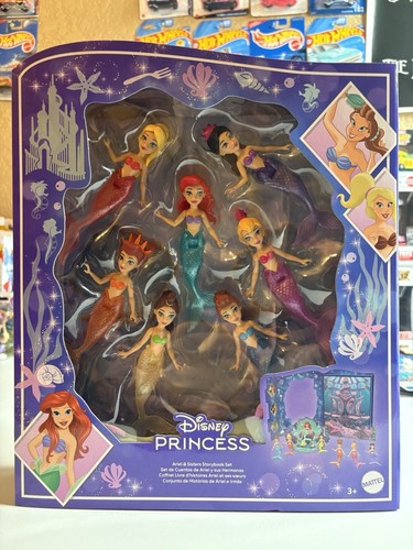 Disney Princess The Little Mermaid Ariel & Sisters Storybook Set 7 ...