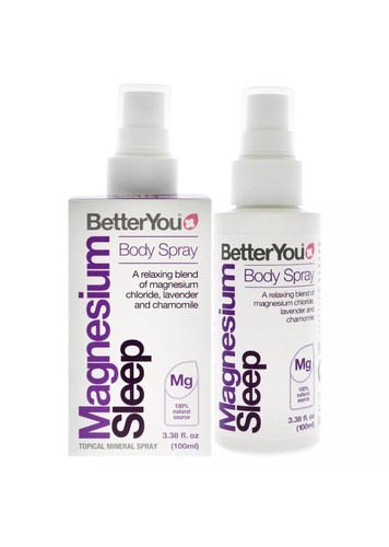 NEW Magnesium Sleep Body Spray by BetterYou for Unisex 3.38oz FREE ...