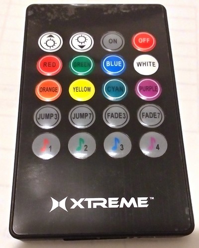 RARE - XTREME LIGHT & SOUND BLACK COLOR REMOTE CONTROL | eBay