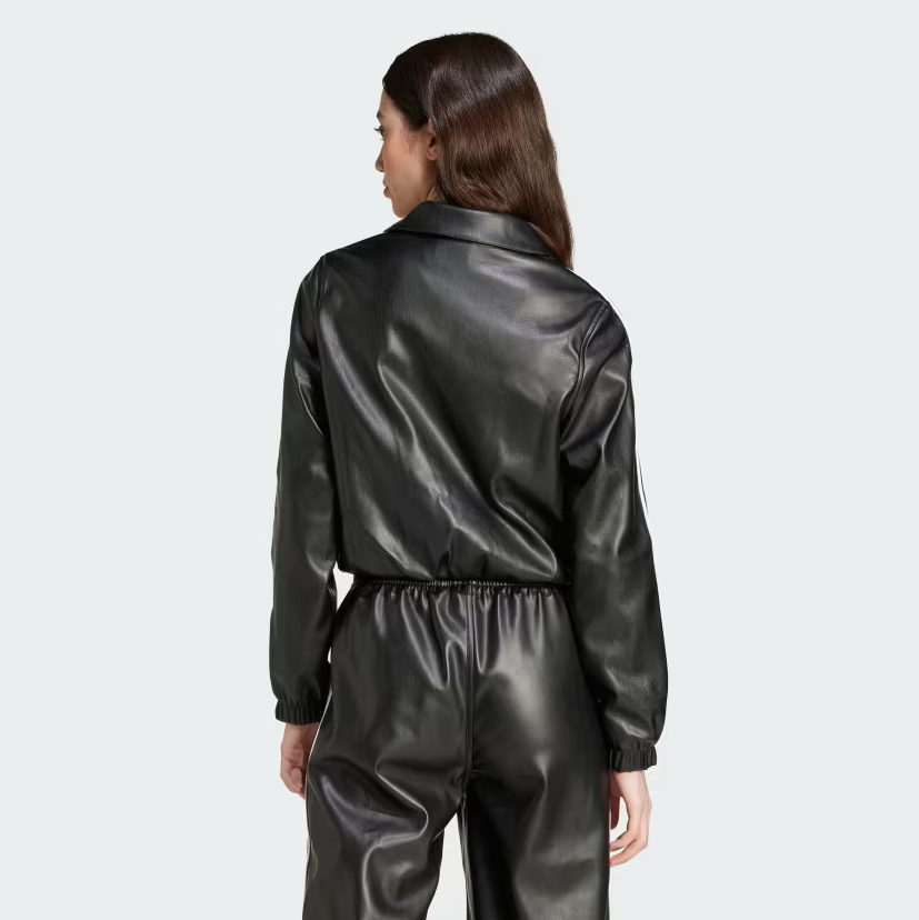 Adidas Originals Firebird Pleather Track Top For Women IY7273 | eBay