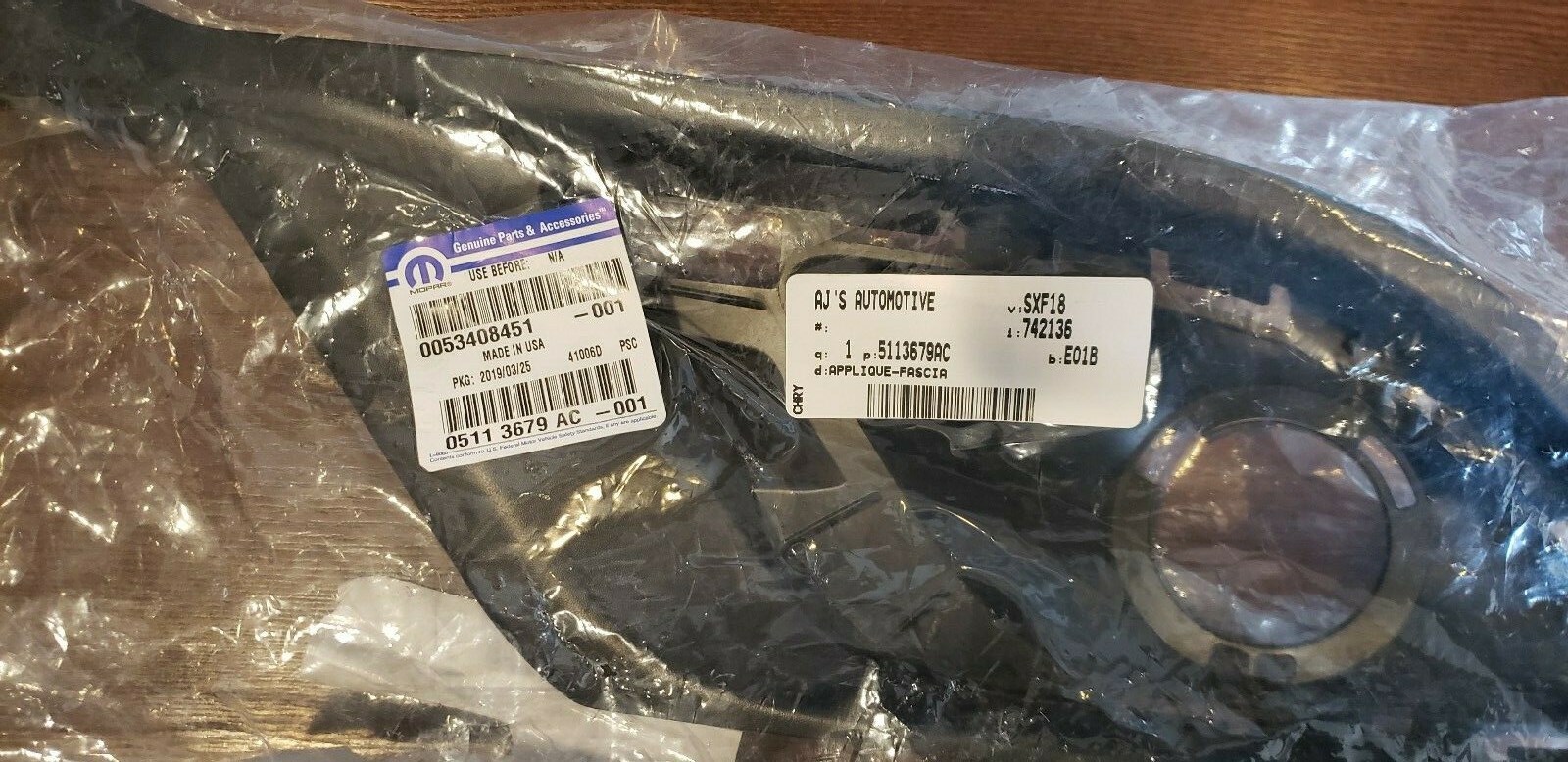 Fits-for 14-18 Dodge Durango Front Bumper-Trim Bezel Left Driver ...