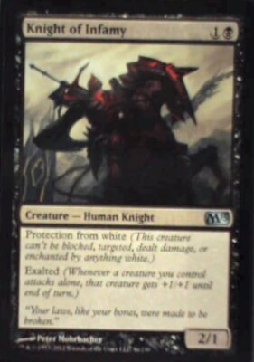 Knight of Infamy - Magic 2013 (M13): #96, Magic: The Gathering Nm R132 ...