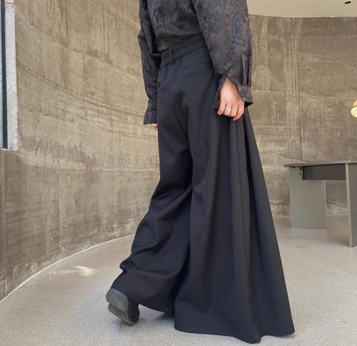 Men's Fashion Autumn Loose Ruffle Wide Leg Pants Gothic Youth Casual ...