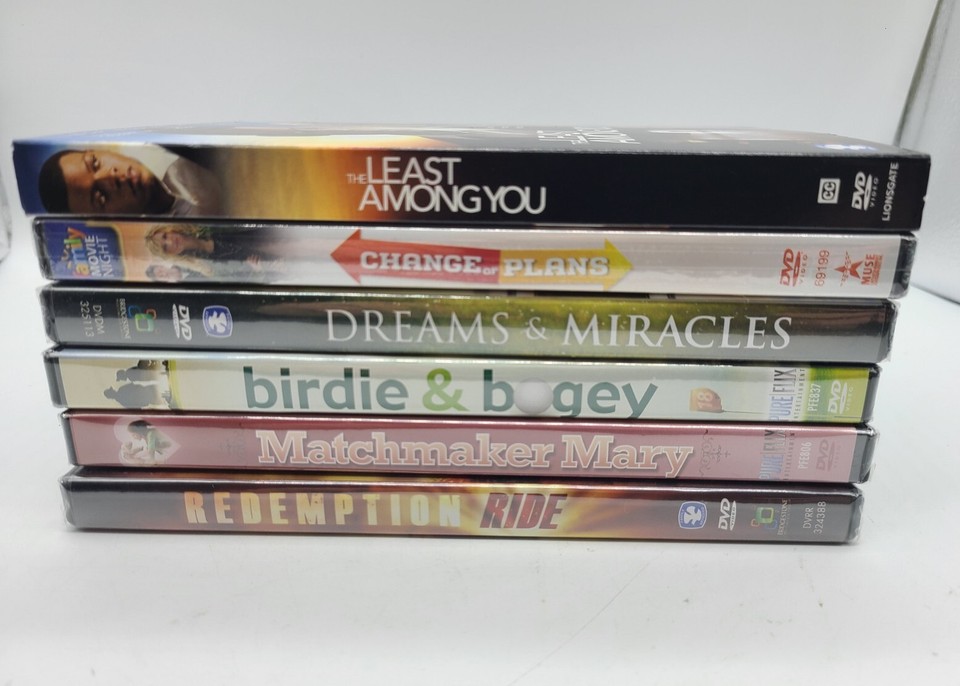 Christian DVD Lot Of 6, Family Approved, Pure Film, Faith, Least ...