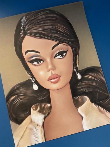 Retro Barbie Portrait Art Print 8x10 - AA Silkstone Barbie | eBay