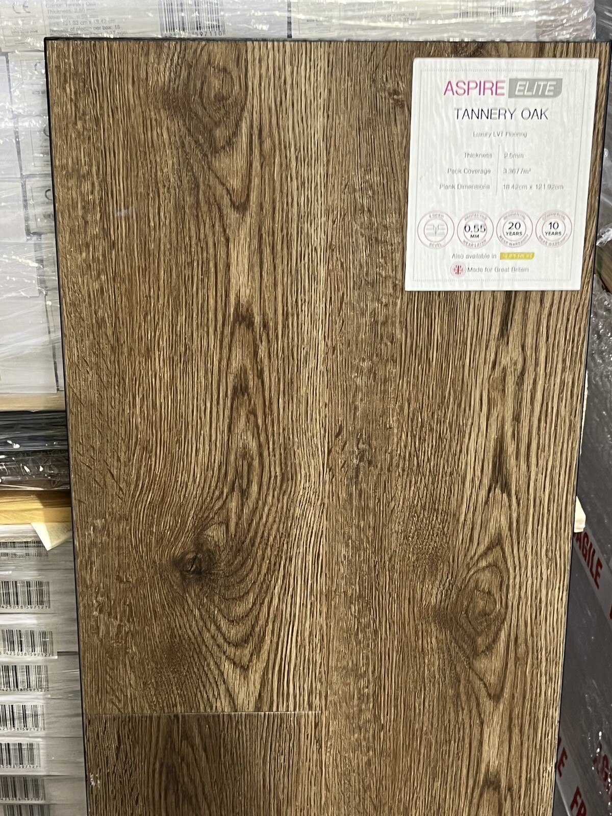 “CLEARANCE “ELITE FOUNDRY OAK LVT.LUXURY-VINYL TILE NON CLICK FLOORING ...
