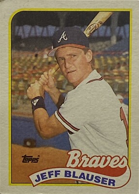 1989 Topps #83 Jeff Blauser Atlanta Braves Baseball Card | eBay
