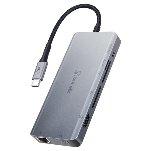 BON.ELK 13-IN-1 MULTIPORT HUB (EKL80029R) ~ SPACE GREY | eBay Australia