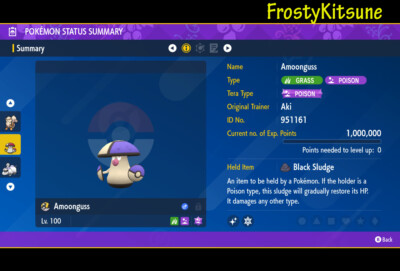 6IV Amoonguss / Foongus Shiny & Non-Shiny Pokemon Scarlet & Violet | eBay