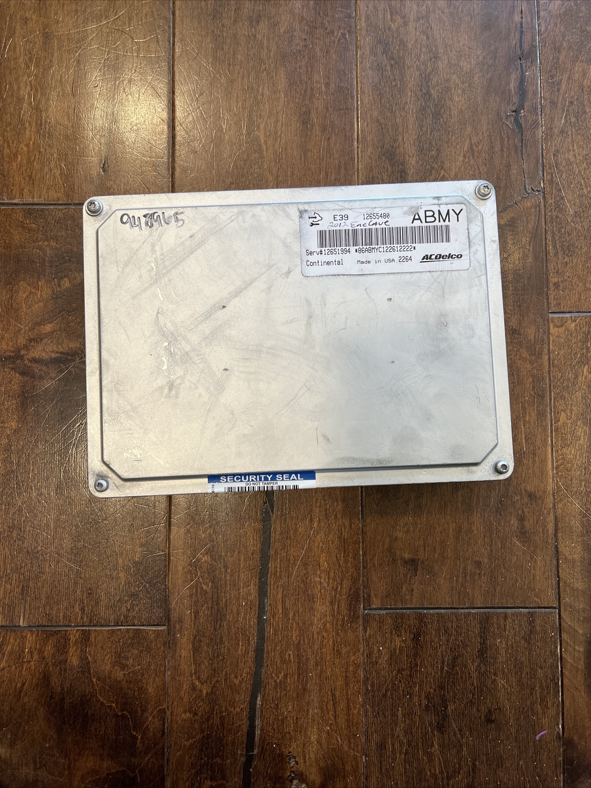 2012 Buick Enclave Chevy Traverse ENGINE CONTROL MODULE P/N: 12655480 ...