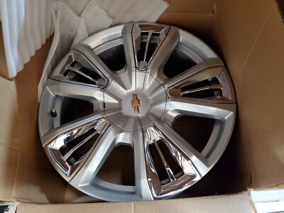 Original 22" Chevy Silverado Tahoe OEM Stock Wheels Rims High Country ...
