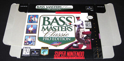 Bass Masters Classic Pro Edition - Box Only (Super Nintendo SNES) | eBay