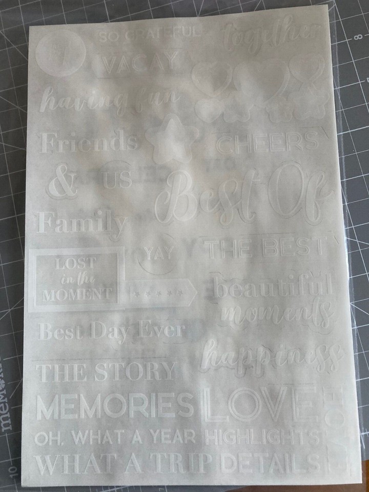 Creative Memories CM Title stickers NIP 2023 Secret Box 4 | eBay