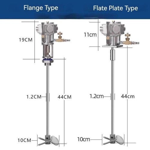 Pneumatic Mixer Air Agitator Stirrer Blender Aluminum Alloy Mixing ...