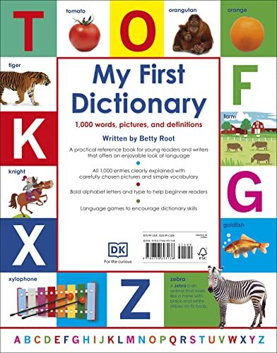 My First Dictionary: 1,000 Words, Pictures, and Definitions (My First ...