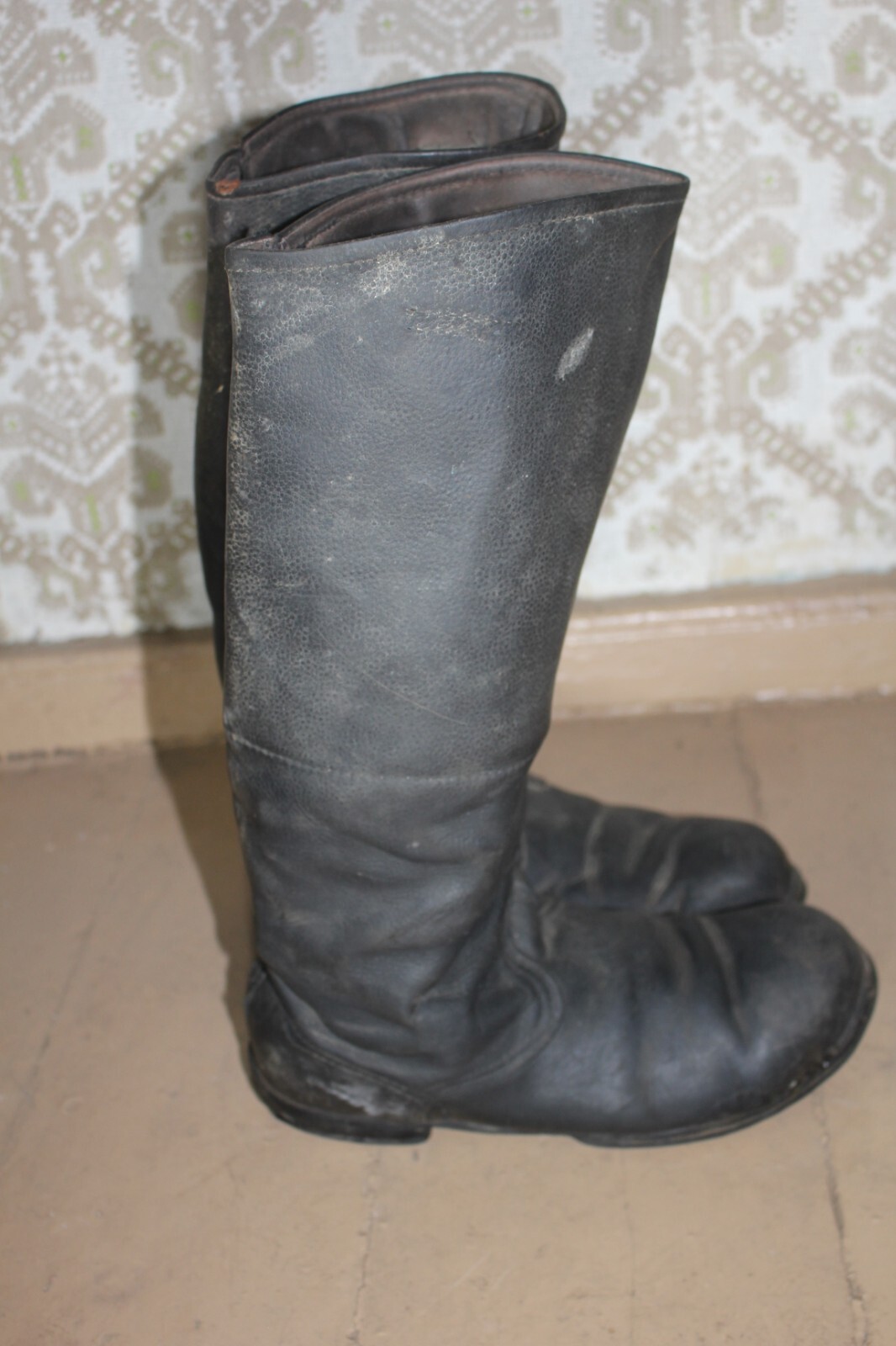 ORIGINAL WW2 NKVD RKKA RED ARMY SOLDIER LEATHER BOOTS SHOES PAIR STALIN ...