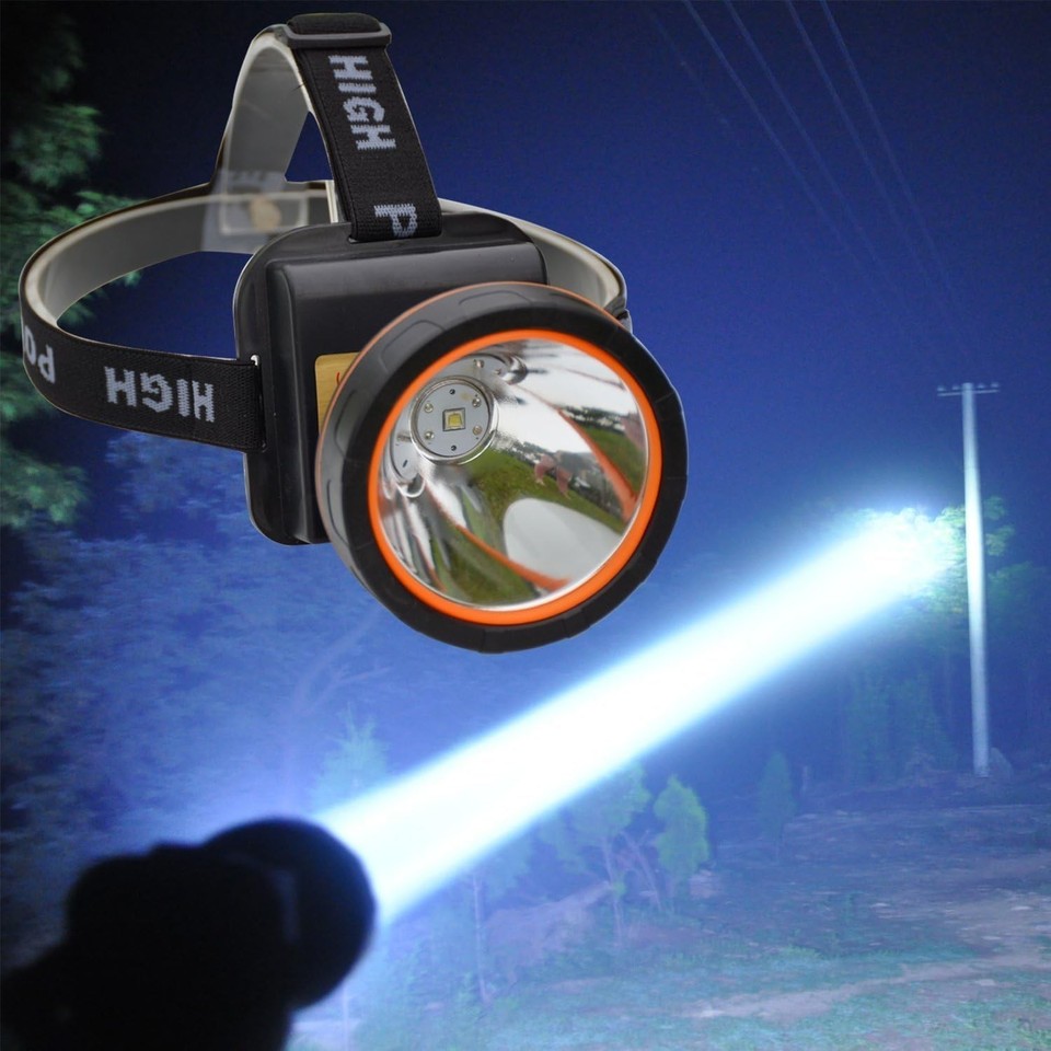 OLIDEAR LED Headlamp Torch Outdoor Rechargeable Bright Flashlight Head ...