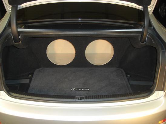 For 06-13 Lexus IS250 IS-250 IS350 IS-350 - Custom Sub Box Subwoofer ...