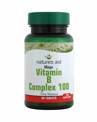 Vit B Complex 100mg Time Release (Mega Potency) 30 Tabs-7 Pack | eBay UK