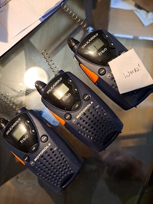 Set Of 3 Motorola Talkabout FR60 Two Way Radio Walkie Talkies - Tested ...