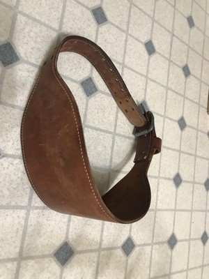 Vintage Altus Weigh Lifting Leather Back Support Belt - Size Small to ...