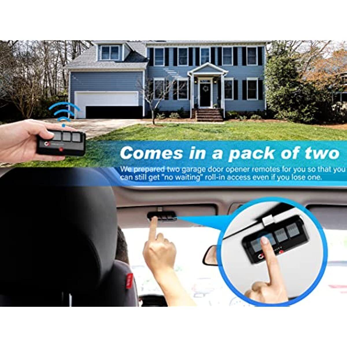 893MAX 893LM 953ESTD 891LM Remote for Chamberlain Liftmaster Garage ...