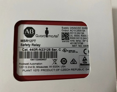 In Stock NEW MSR127T AB 440R-N23126 Safety relay 440RN23126 Free ...