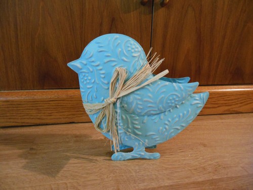 Metal Chick Decor - Embossed tin Chick - Farmhouse Chick - 8" - NEW ...