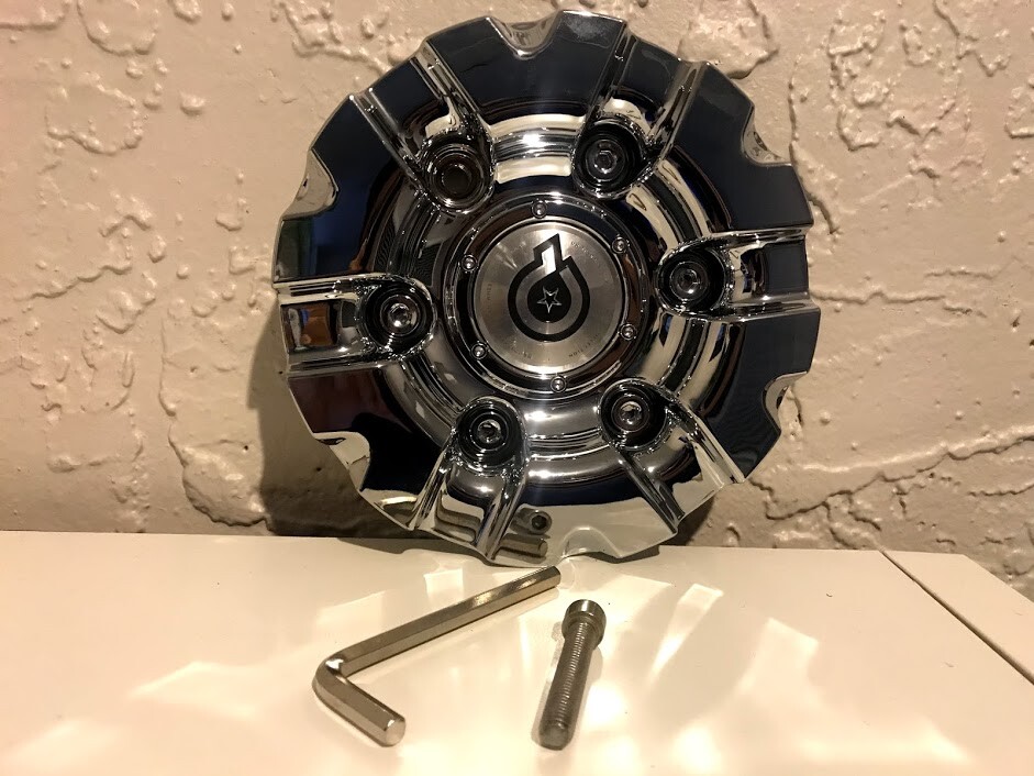 Custom Dropstars DS03 Chrome Wheels Center Cap Part # DS03200011 / S508 ...