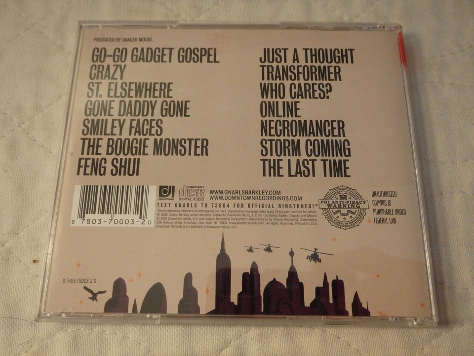 St. Elsewhere - Audio CD By GNARLS BARKLEY - 2006 878037000320| eBay