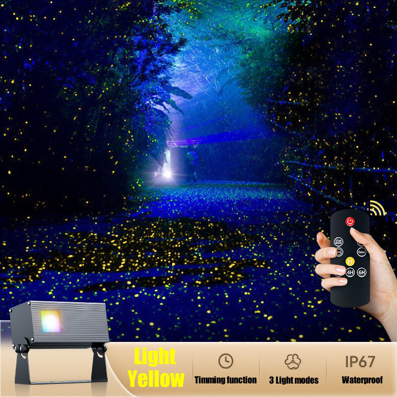 10W-30W Dynamic Firefly Laser Projection Light IP67 Mulit-color GOBO ...