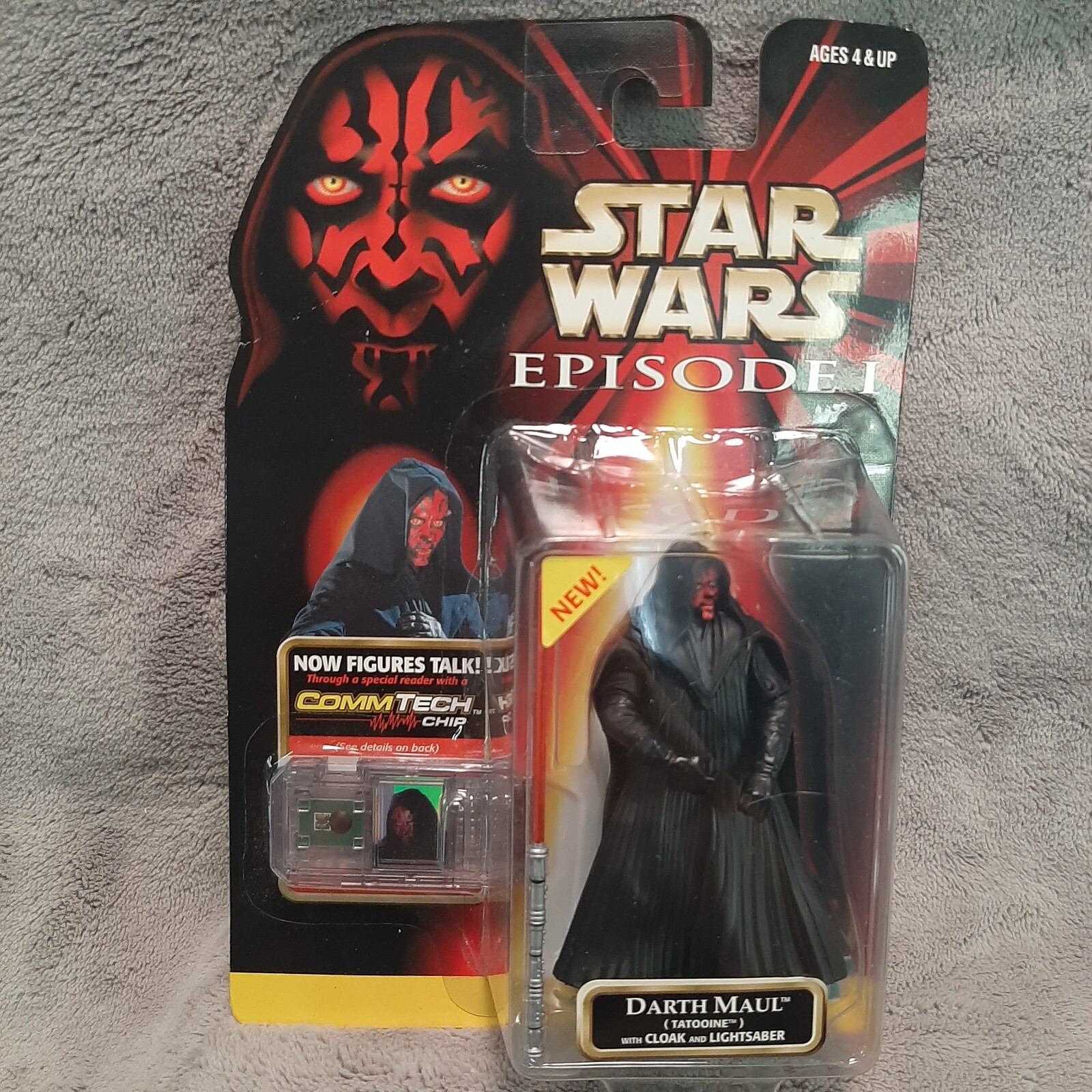 Star Wars Darth Maul Tatooine Talking Action Figure CommTech Chip ...