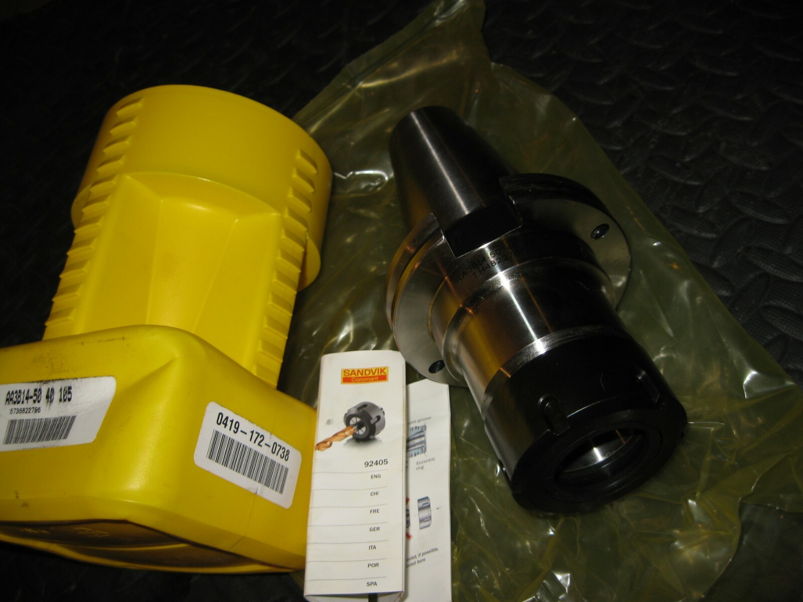 SANDVIK Coromant CAT50 ER40 Collet Chuck, AA3B14-50 40 105 | eBay