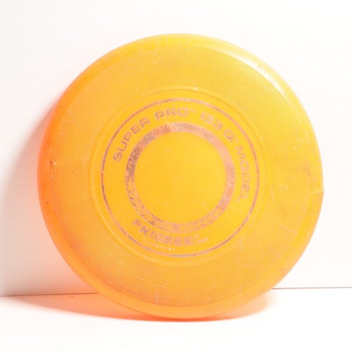 WHAM-O Vtg 1980 SUPER PRO 133 G MODEL Frisbee Flying Disc 9-7/8" ORANGE ...