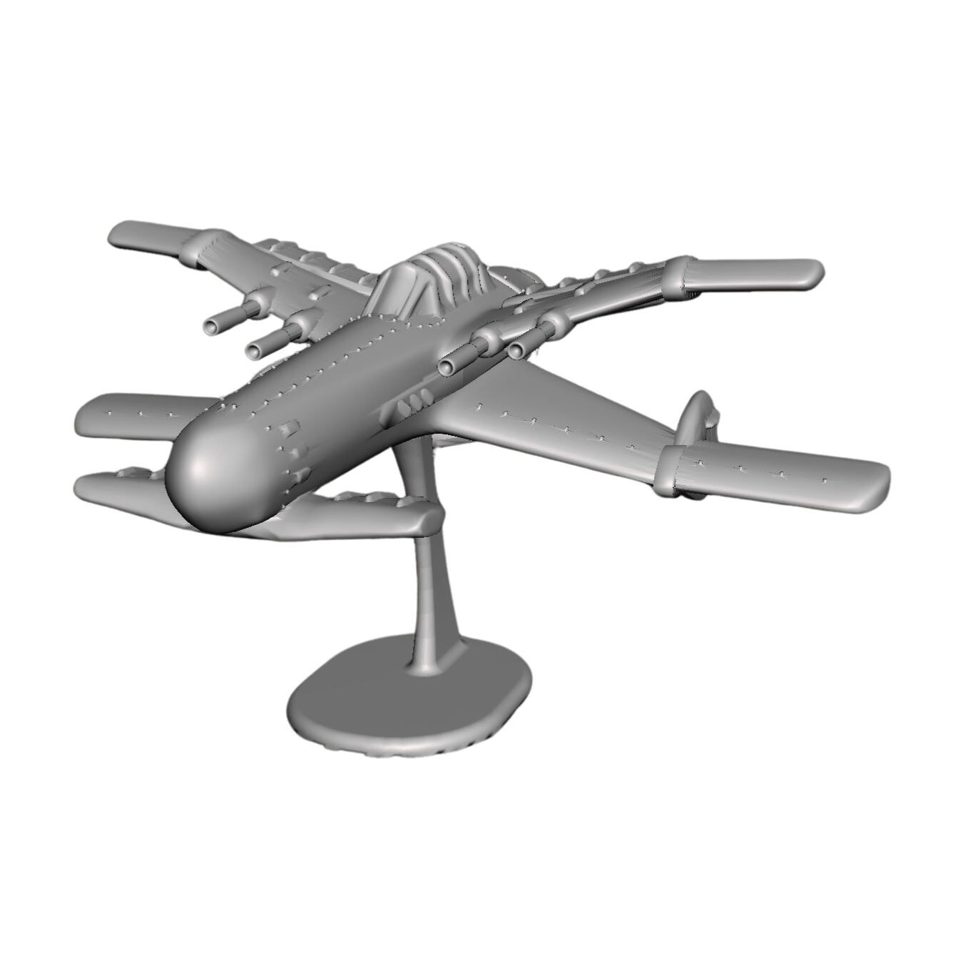 Crimson Plane Devastator wargame terrain Print 3d DIY Model kits | eBay