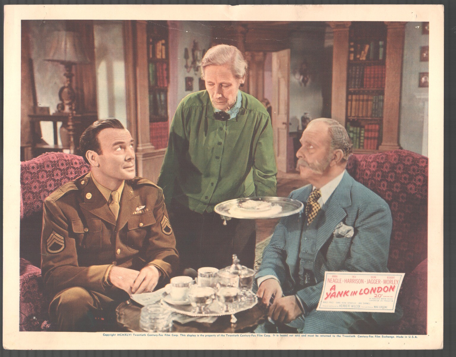 Lobby Card: Yank In London 11"x14" Lobby Card Dean Jagger Robert Morley ...