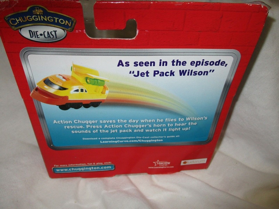Chuggington Jet Pack Action Chugger Die Cast Toy Train Battery Operated ...