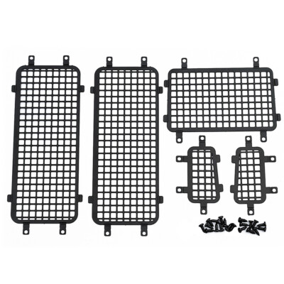 Metal DIY Car Side Rear Window Mesh Net for 1/18 Traxxas TRX4M/Defender ...