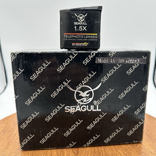 Kalimar Reflex TLR Camera w/75mm f3.5 lens Seagull 4A-109 W/ Extra 1.5 ...