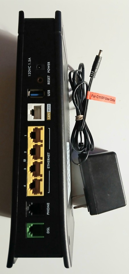 Centurylink Original Zyxel C1100Z 802.11n VDSL2 Wireless Modem With ...