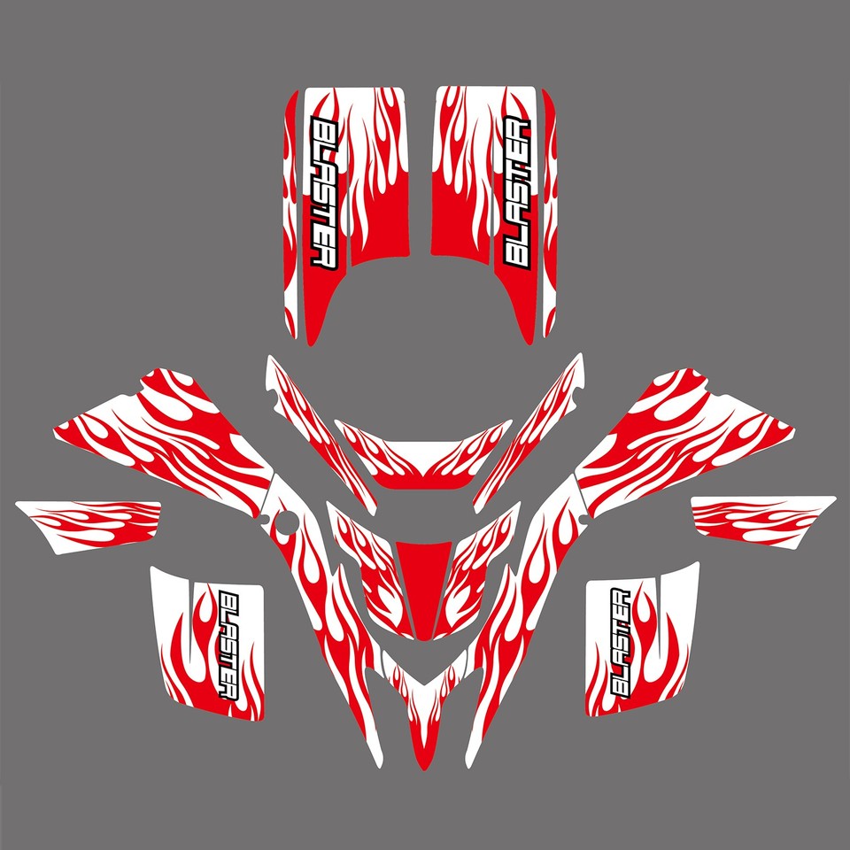 Graphics Decals Kit For Yamaha Blaster 200 YFS 200 Stickers 1988-2006 ...