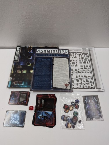 Specter Ops Board Game - 2015 Plaid Hat Games - For Parts 670541597736 ...