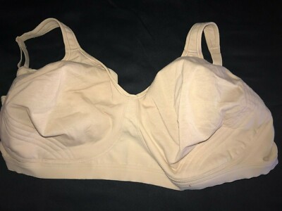 women NEW beige BRA size 44DDD 44 DDD PLAYTEX wire free great deal ...