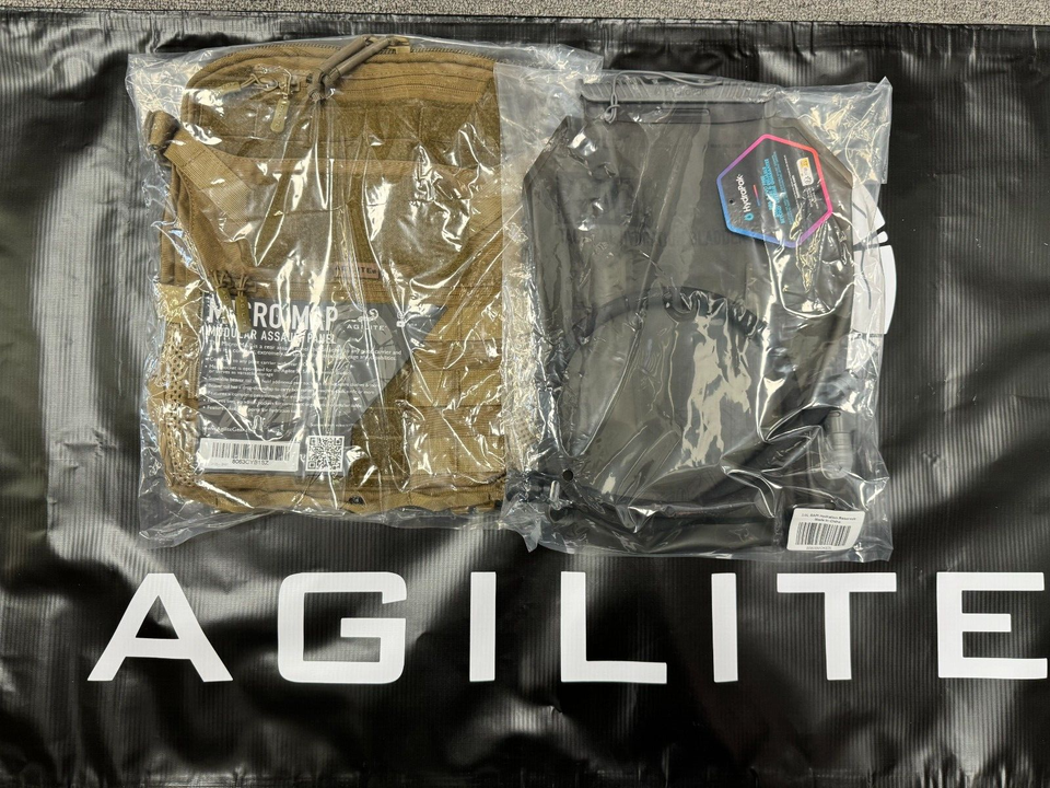 Agilite MICRO MAP PANEL COYOTE BROWN & SAPI Hydration Bladder 3L SMOKE ...