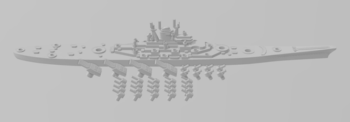 Kentucky - BB-66 - V2 - USN - Rotating Turret - Wargaming - Naval ...