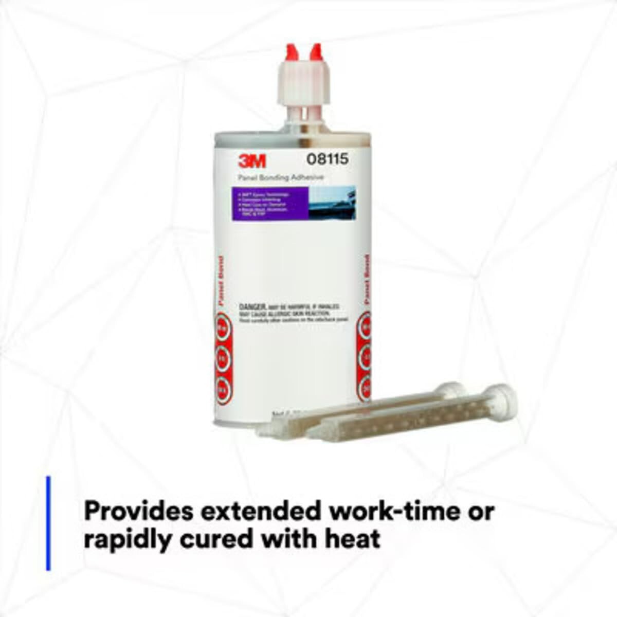 3M 08115 Panel Bonding Adhesive, 6.75 fl oz, High Strength Glue for ...